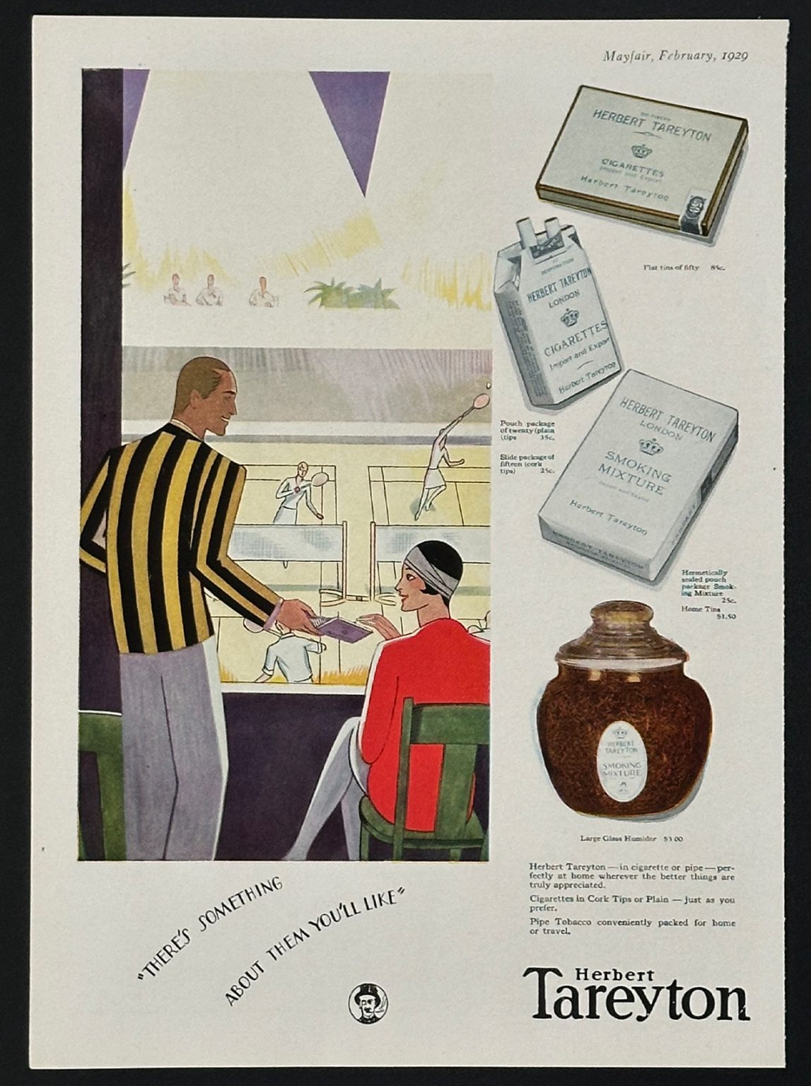 Herbert Tareyton Cigarettes – World Tennis Museum
